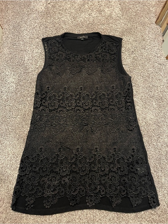 RW&CO. | Dresses | Sleeveless Black Lace Top | Poshmark